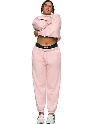 Victoria's Secret Angel Essentials Off-duty Fleece Jogger - Pink
