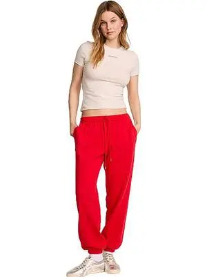 Victoria's Secret Angel Essentials Off-duty Fleece Jogger - Red