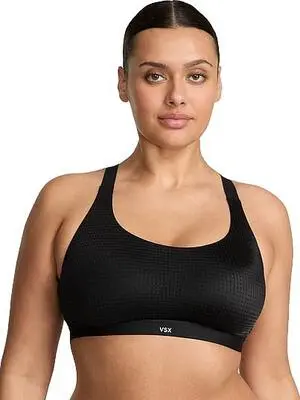 Victoria's Secret Vsx Lightweight Mesh 2.0 Sports Bra - Black