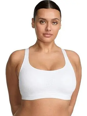 Victoria's Secret Vsx Lightweight Mesh 2.0 Sports Bra - White,ivory