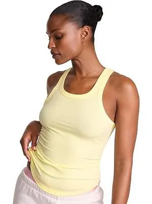 Victoria's Secret Vs Iconic Rib Racerback Tank Top - Yellow