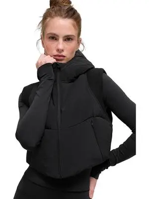 Alo Yoga Fast Lane Puffer Vest - Black