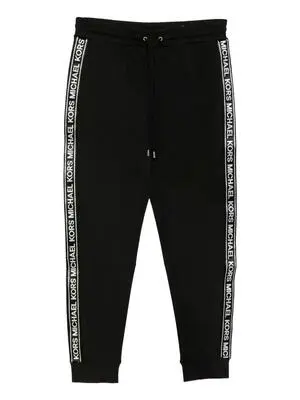 Michael Kors Logo Tape Track Pants - Black