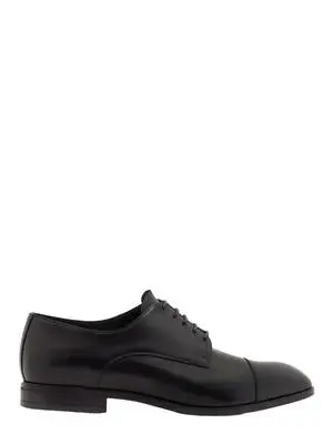 Bally Onizy Leather Derby Shoes - Black