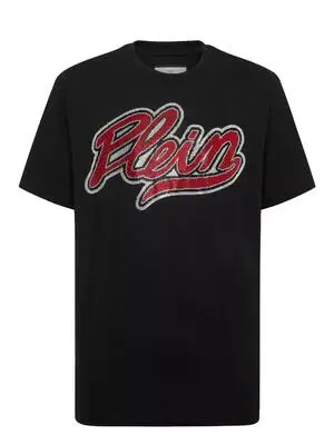 Philipp Plein Crystal-logo T-shirt - Black