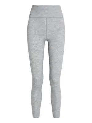 Cordova Stowe Cropped Ribbed Woolblend Leggings - Light Gray