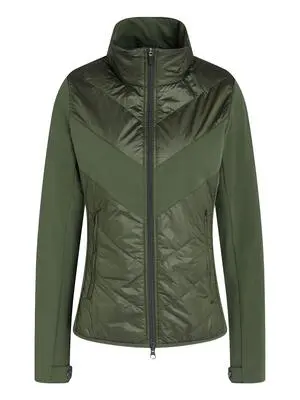 WE NORWEGIANS Beito Quilted Track Jacket - Army Green
