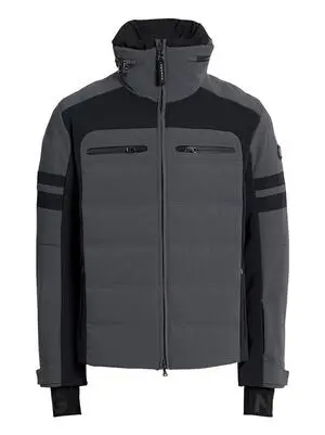 Bogner Quilted Down Ski Jacket Dark Gray