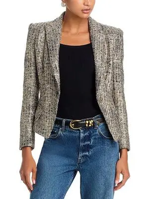 Generation Love Mara Tweed Blazer - Gold Multi