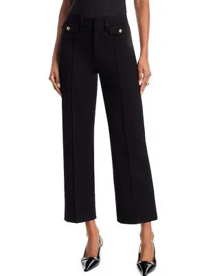 FRAME The Reboot Crop Pants Black