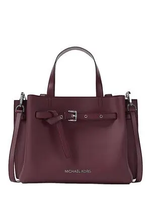 Michael Kors Emilia Small Satchel - Oxblood