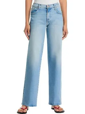 MOTHER The Mid Rise Maven Sneak Jeans - Blowing In The Wind