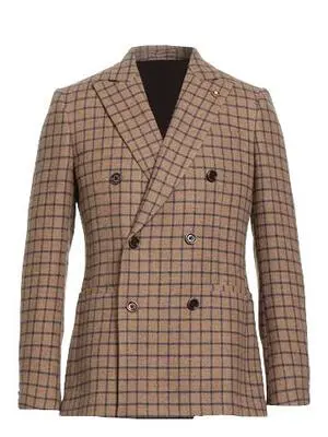 LARDINI Blazer Sand Size Wool - Beige