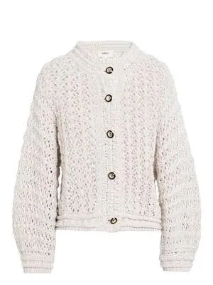 Ba&sh Knitted Cardigan - White