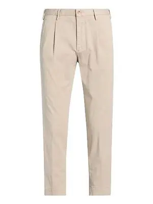 Incotex Casual Tapered Leg Gabardine Pants - Beige