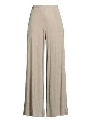 Majestic Filatures Flared Linen-blend Pants - Beige