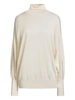 Brunello Cucinelli Cashmere Turtleneck - White