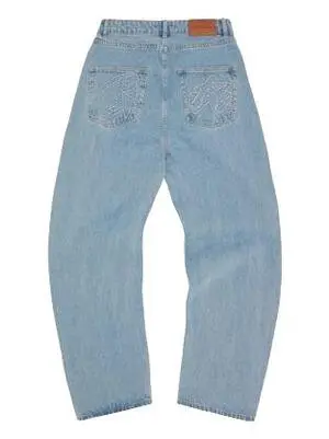 CORTEIZ Allstarz Denim Baggy Jeans - Washed Blue