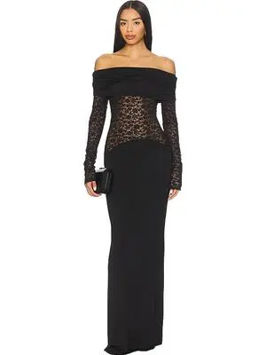 LOVERS AND FRIENDS Heidi Gown - Black