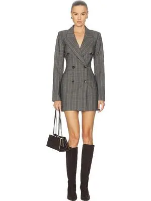 LOVERS AND FRIENDS Jovie Blazer Mini Dress - Plaid Multi