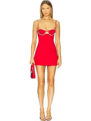Majorelle Blaire Mini Dress - Cherry Red