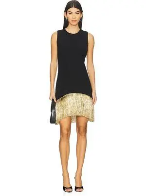SIMONMILLER Bowie Fringe Dress - Black