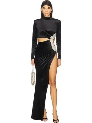 BRONX AND BRONCO Lillian Gown - Black