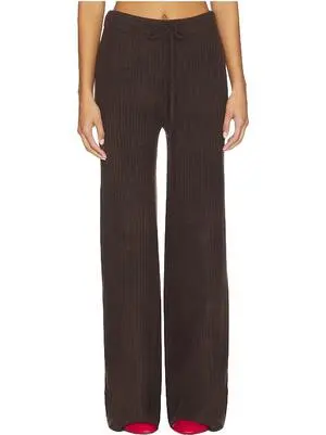 BOBI Wide Leg Pant - Umber