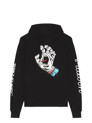MALBON X Santa Cruz Fesque Screaming Hand Hoodie - Black