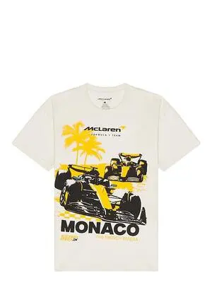 MCLAREN FORMULA 1 Raceway Series Monaco Oversized Tee In Cream - Bone