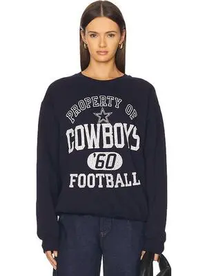 Junk Food Cowboys Property Crew Sweatshirt - Navy