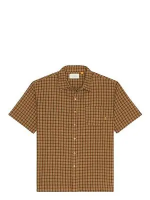 CRITICAL SLIDE Critical Slide Middletown Shirt In Brown.