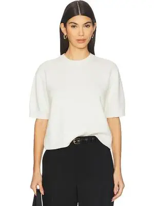 Theory Crop Tee - Ivory
