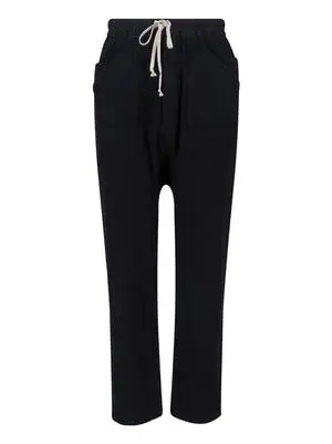 Rick Owens Cargo Drawstring' Track Pants - Black