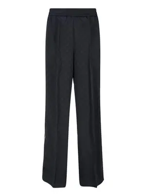 Gucci Gg Cotton Track Pants - Black