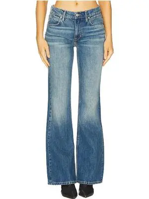 Free People X We The Free West Coast Relaxed Flare Jeans - Denim-medium