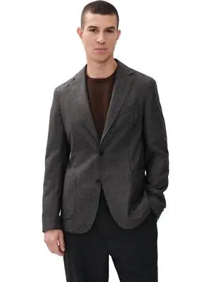 BOSS C-hanry-252 Slim Fit Blazer - Dark Brown