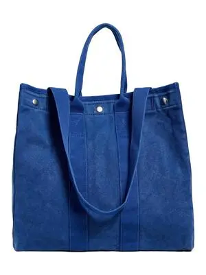 ALEX MILL Canvas Tote - Cobalt