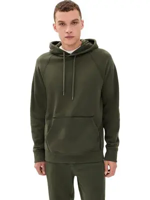 Faherty Brand High Standard Fleece Hoodie - Fall Evergreen