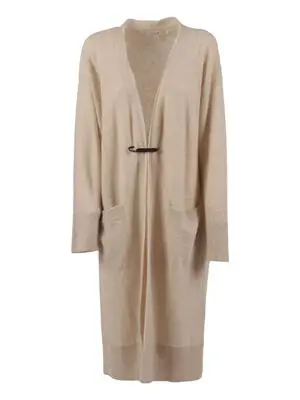 Antonelli Firenze Antonelli Knitted Cardigan Beige