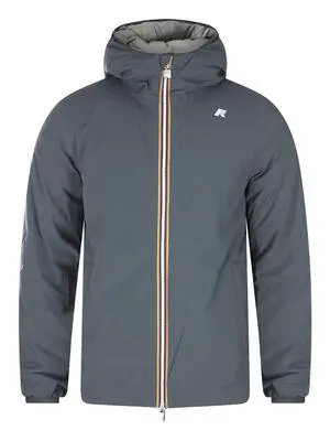 K-WAY Jack ST Warm Double Jacket Grey Shadow-green Oak