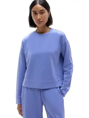 Athleta Relaxed Seasoft Crewneck Dusk