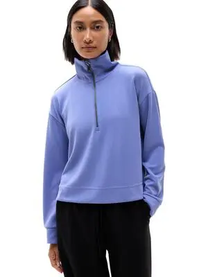 Athleta Seasoft Quarter-Zip Top Dusk