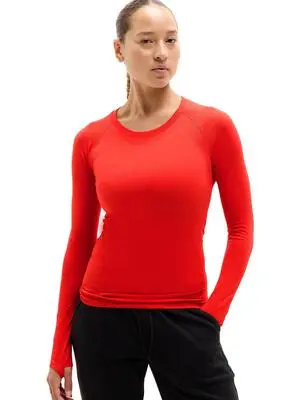 Athleta Momentum Seamless Top - Cardinal