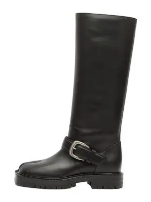 MAISON MARGIELA Tabi Knee High Boots - Black