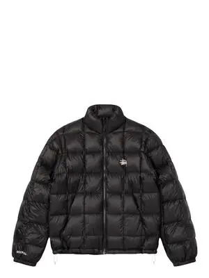 StÜssy Midweight Puffer Jacket - Black Classic Fit
