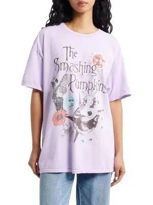 MERCH TRAFFIC The Smashing Pumpkins Graphic T-shirt - Lavendar