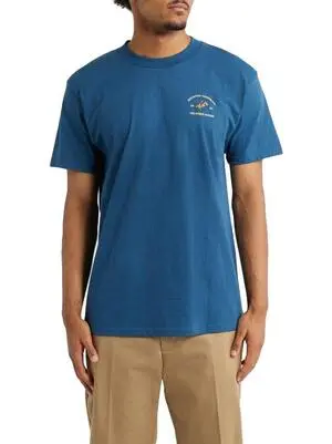 Brixton Danforth Graphic T-shirt - Harbor Blue