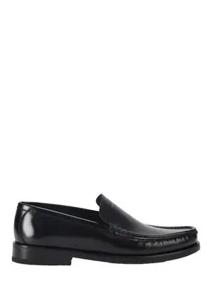 Kurt Geiger Denman Moc Toe Leather Loafer - Black