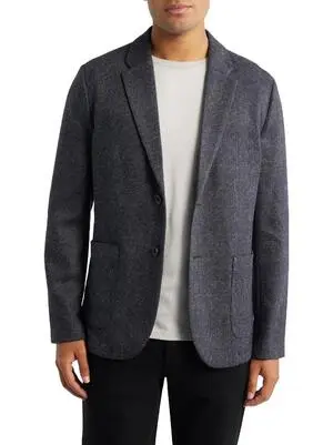 Robert Barakett Slayton Glen Check Knit Sport Coat - Charcoal